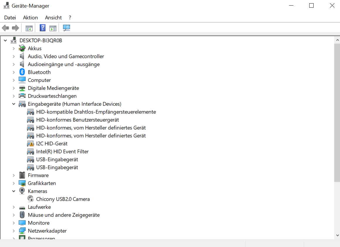 Treiber für I2C HID Gerät auf Gigabyte U4 Notebook ? | ComputerBase Forum