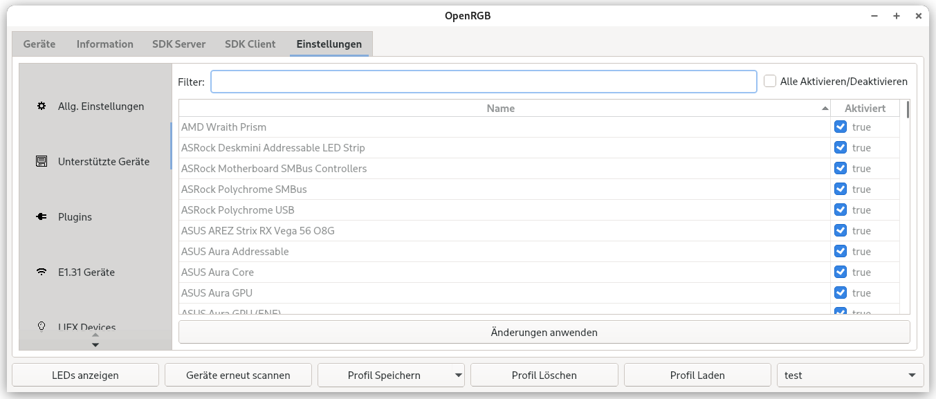 OpenRGB Setup | ComputerBase Forum