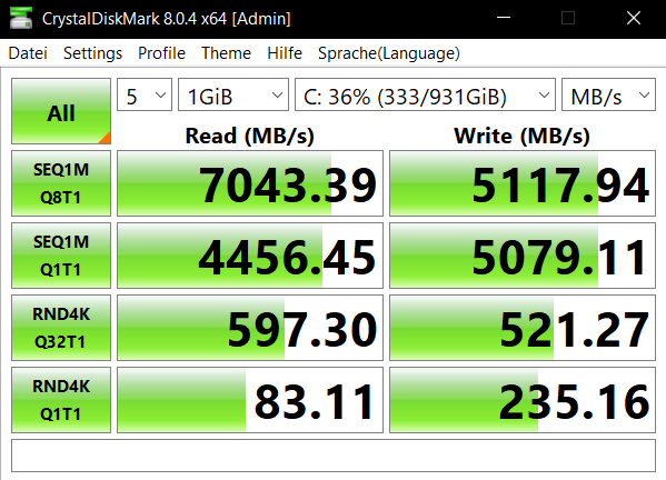 [Sammelthread] Sind die Werte meiner SSD in Ordnung? (Teil VIII ...