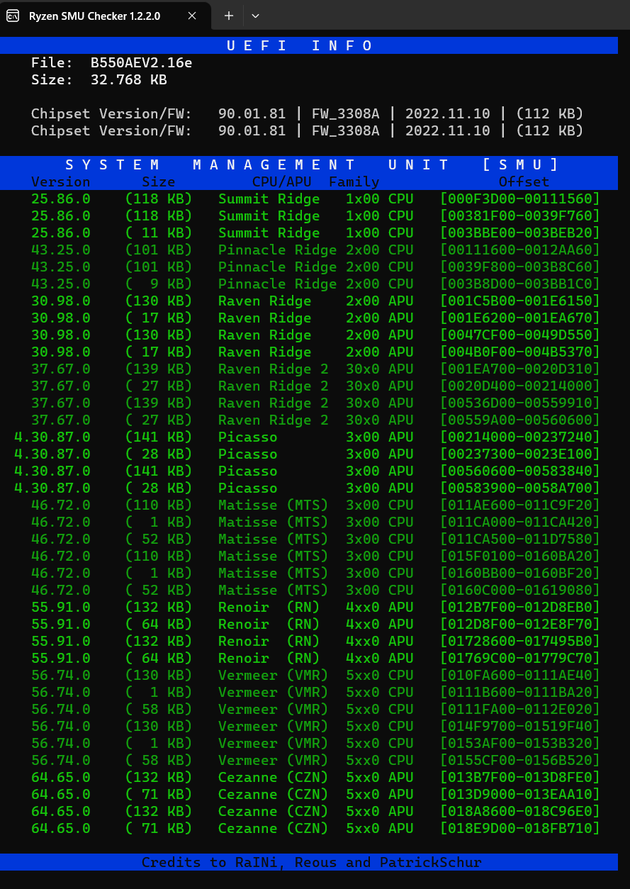 Welchen Microcode enthält dieses UEFI ? | ComputerBase Forum