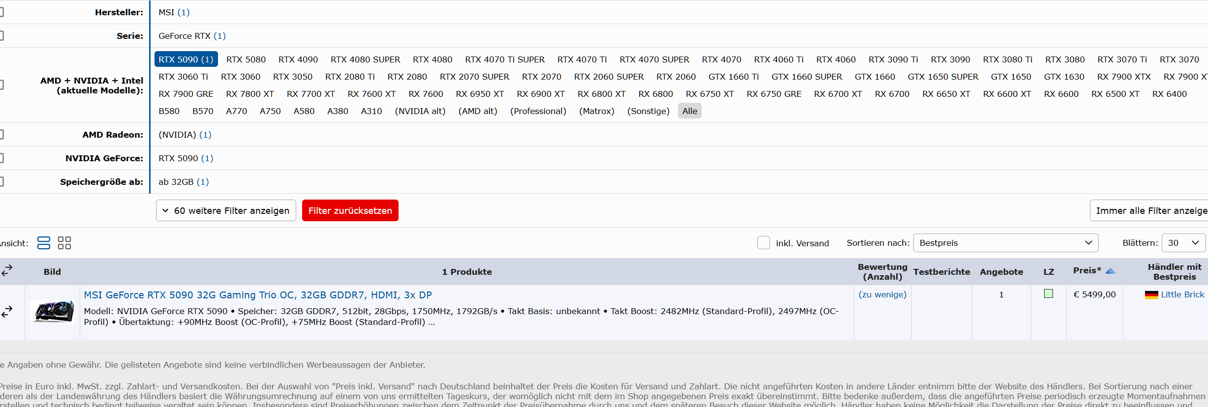 News - Deals und Tiefstpreise: Hier gibt es die GeForce RTX 5090 ...