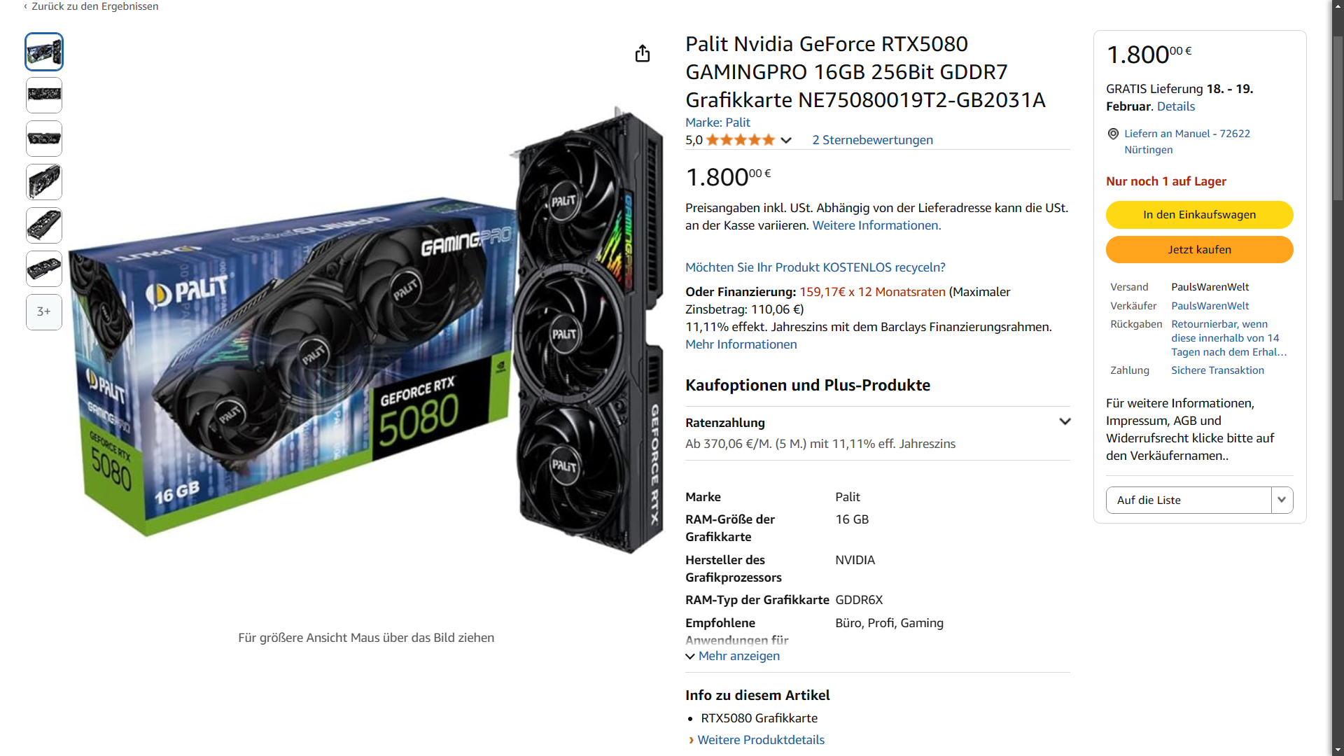 News - Nvidia Grafikkarten-Deals: Hier gibt es GeForce RTX 5000 noch ...