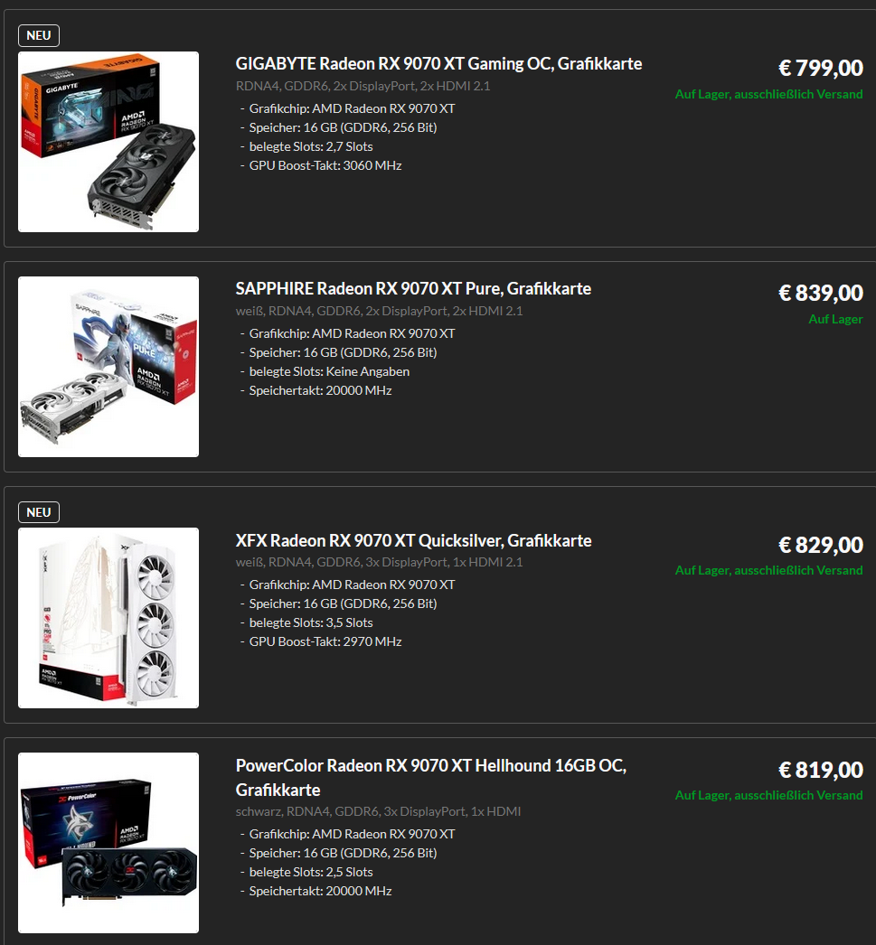 News - AMD Grafikkarten-Deals: Hier gibt es Radeon RX 9000 noch ...