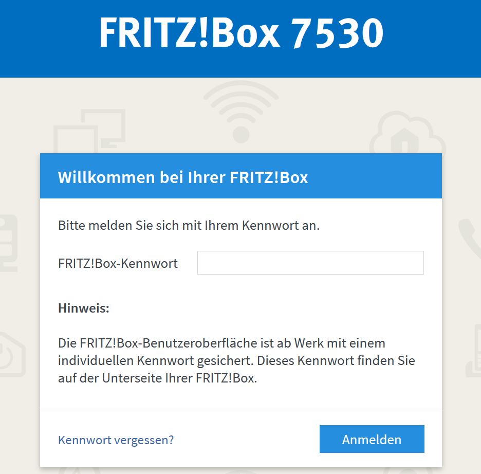 Fritz!Box 7530 HX lässt sich nicht auf Werkseinstellungen zurücksetzen ...