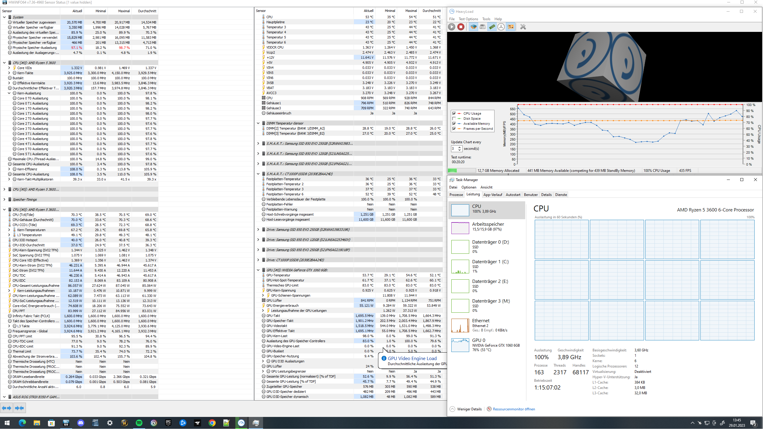 HWiNFO64 welche CPU Temp ist die "richtige"? | ComputerBase Forum