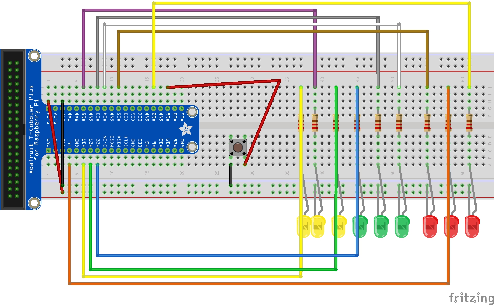 mehrere LEDs + pushbutton | ComputerBase Forum