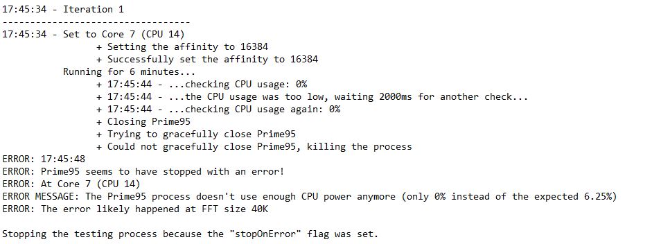 CoreCycler - Tool zum Testen der Curve Optimizer Einstellungen | Seite ...