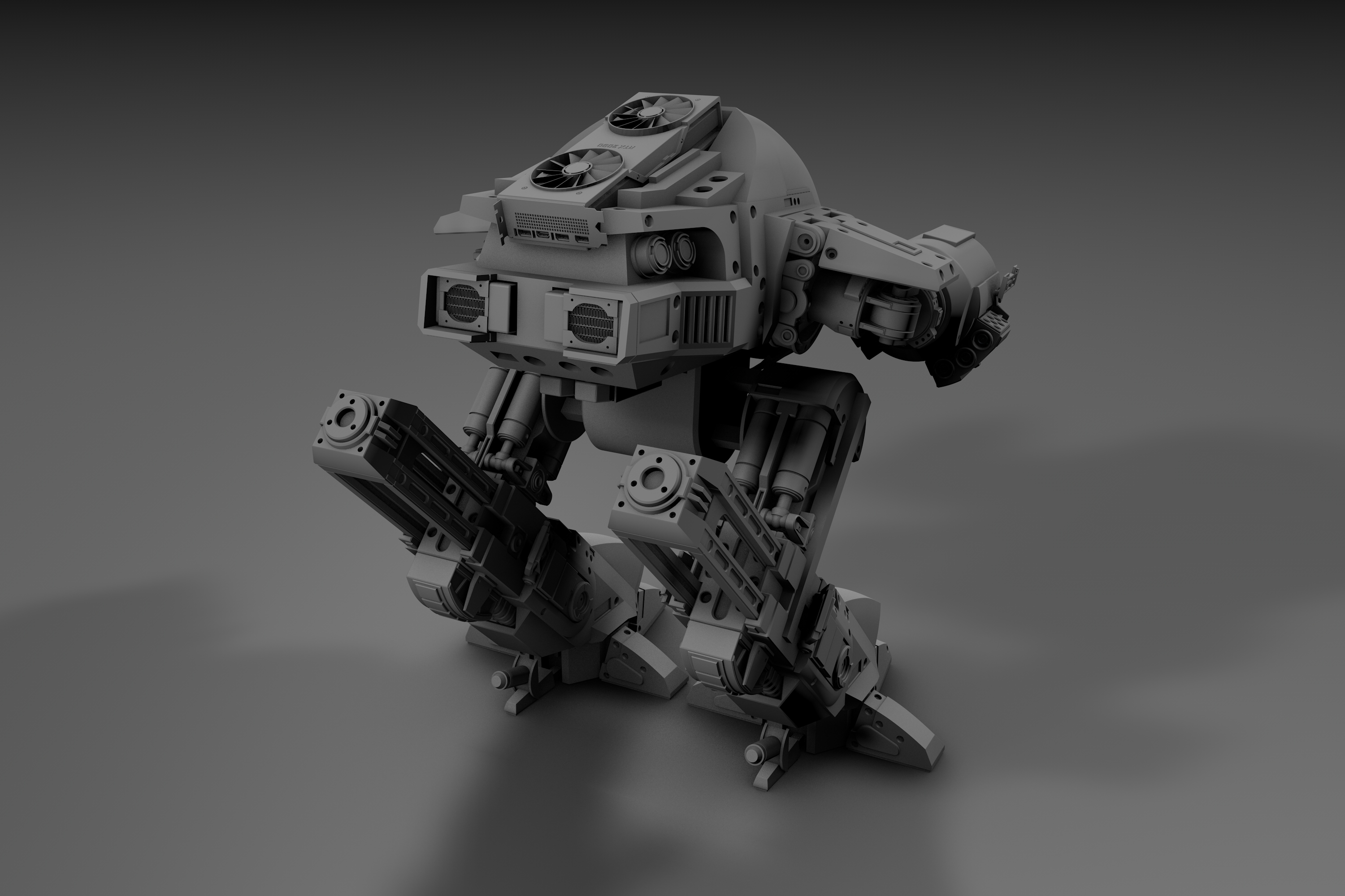 Robocop Caseod - ED-209 by RandomDesign | ComputerBase Forum