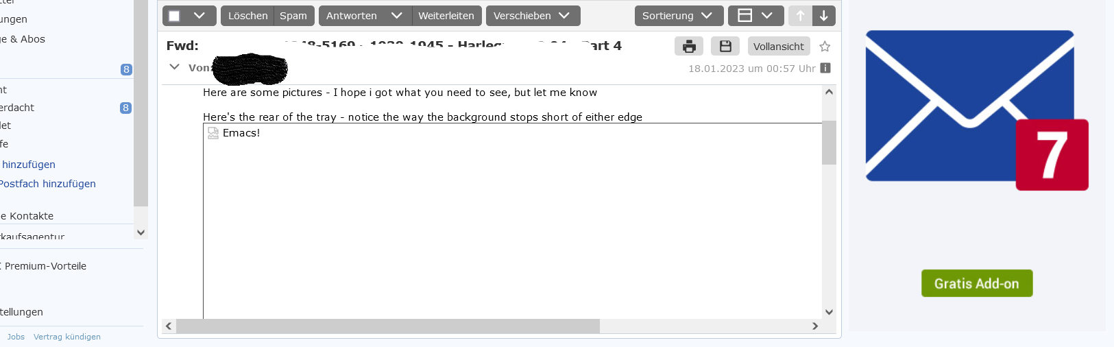 Email erhalten mit implementierten emacs ?! | ComputerBase Forum