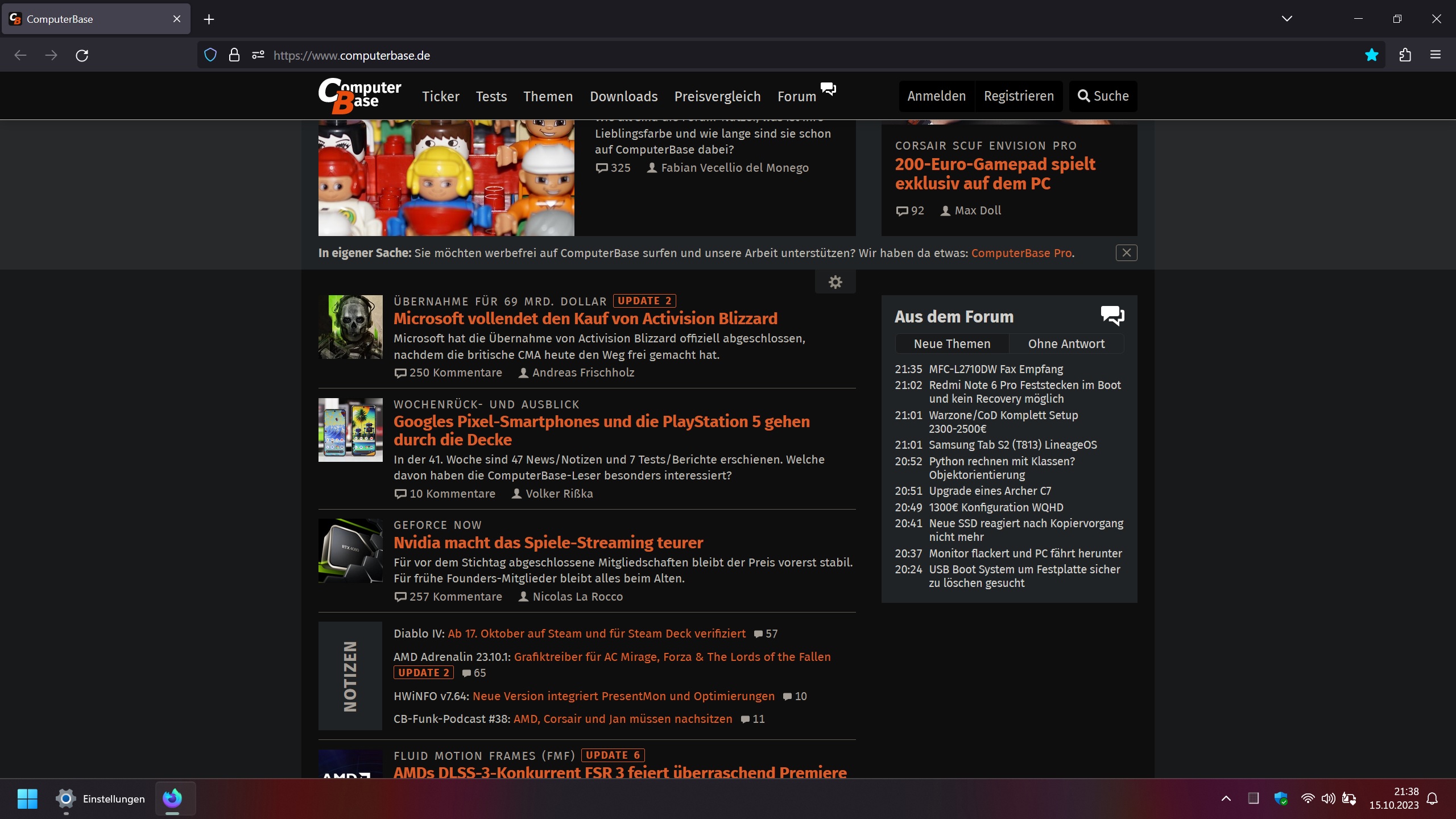 Taskleiste Softwarename anzeigen | ComputerBase Forum