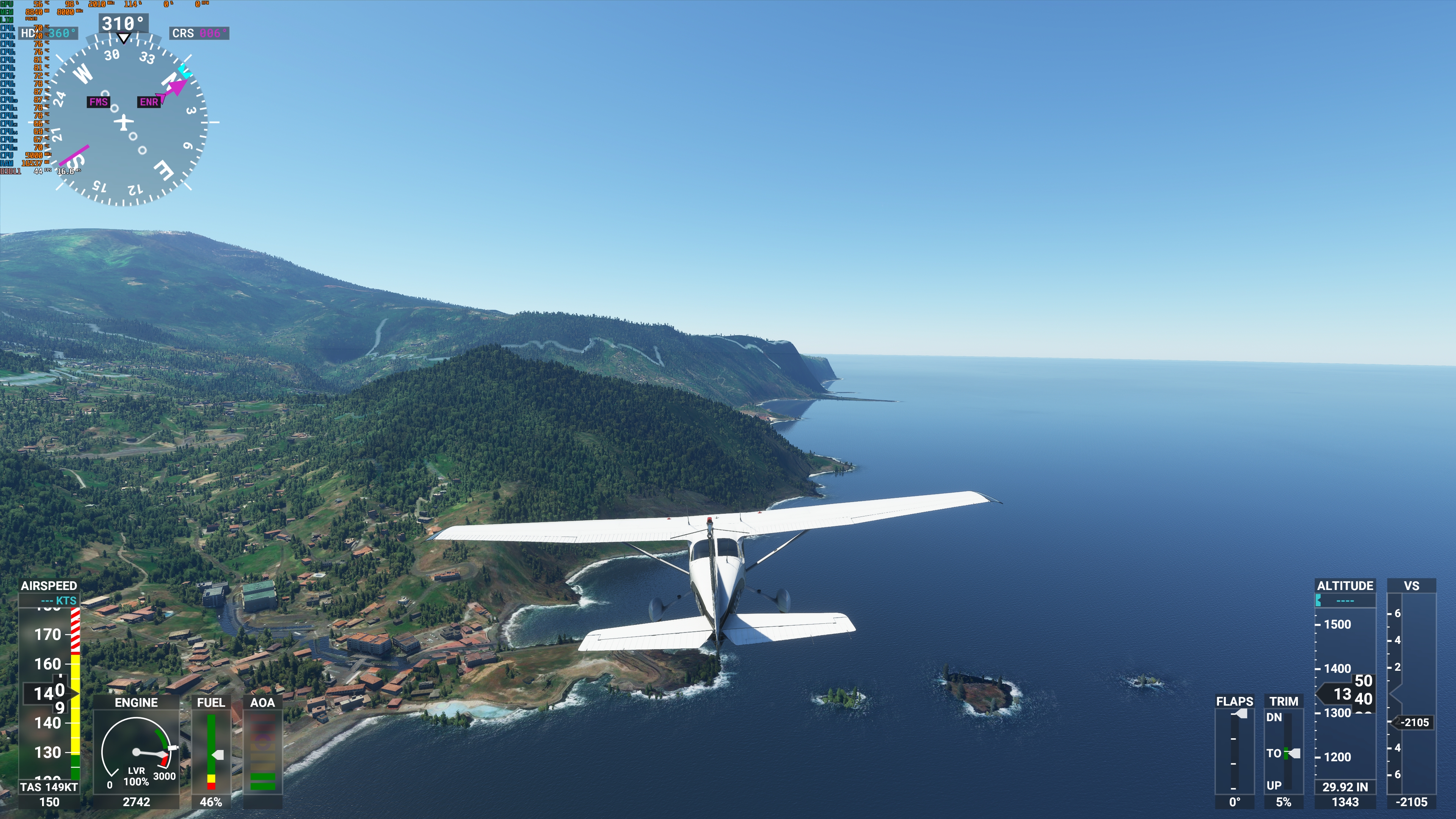 Test - Flight Simulator im Test: Über den Wolken kann der PC nicht ...