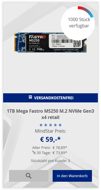 SSDs von Mega Electronics (Fastro MS200) - Doppelseitige SSD | Seite 3 ...
