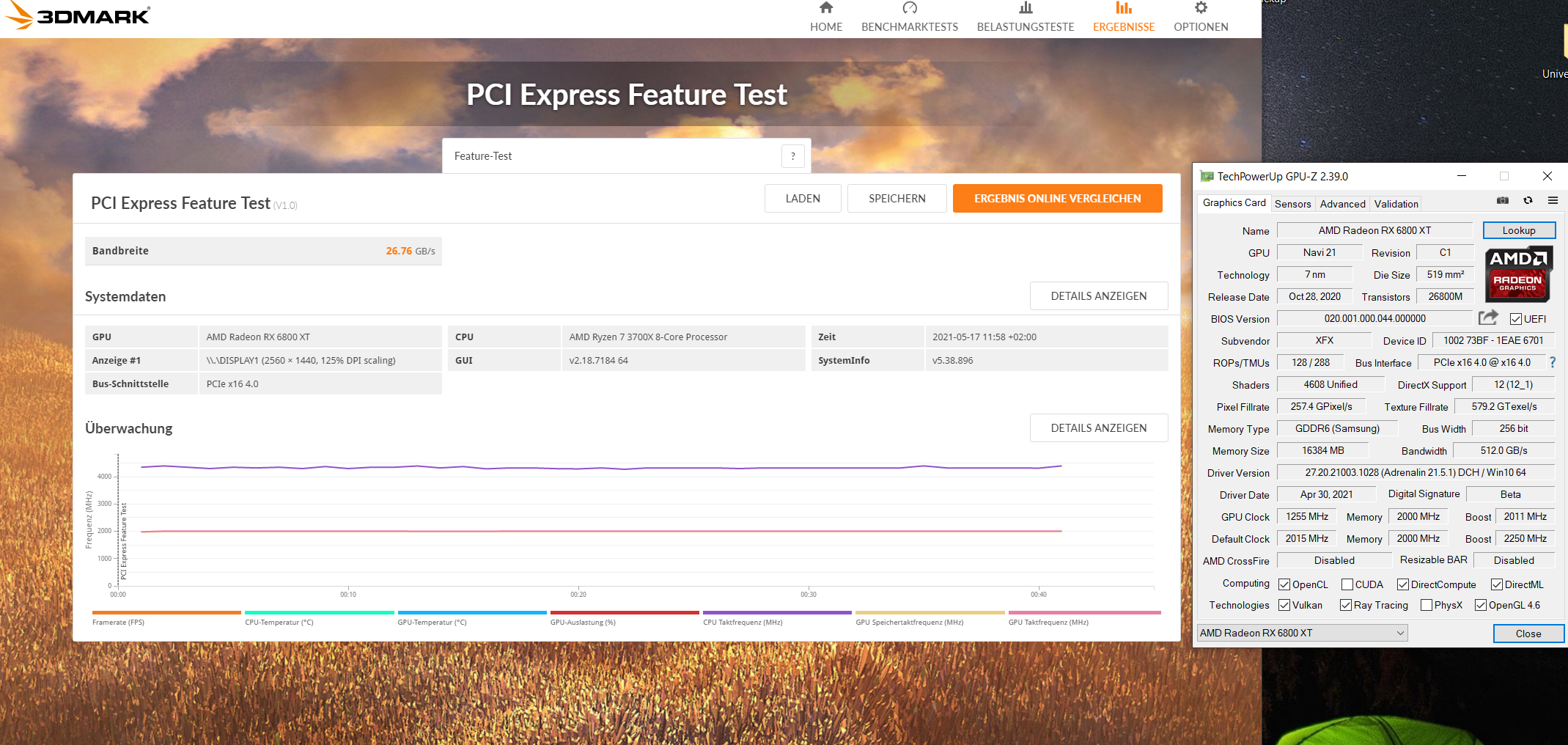 PCI Express Feature Test nur 20gb/s trotz PCIe 4? | ComputerBase Forum