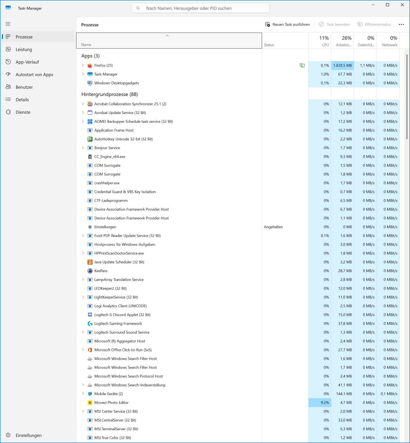 Porgramm startet nich bzw. nicht sichtbar | ComputerBase Forum