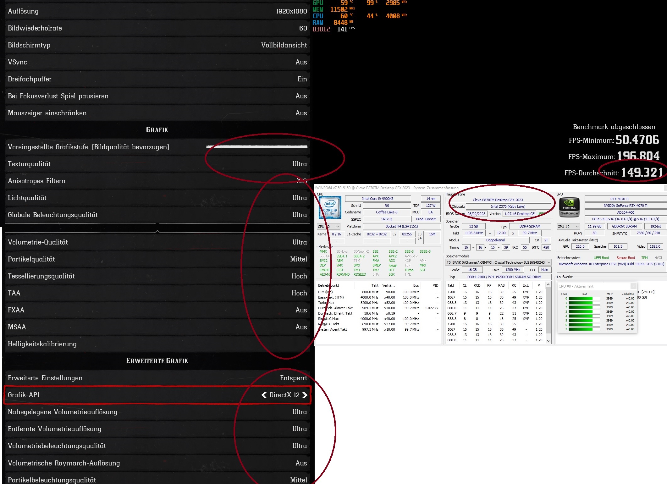 P870TM/KM/DM23 (Clevo / XMG / Sager / Eurocom) mit RTX 3080 MXM immer ...