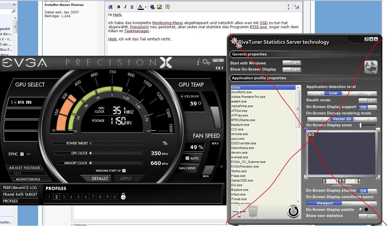 Precision X startet Riva Tuner RTSS | ComputerBase Forum