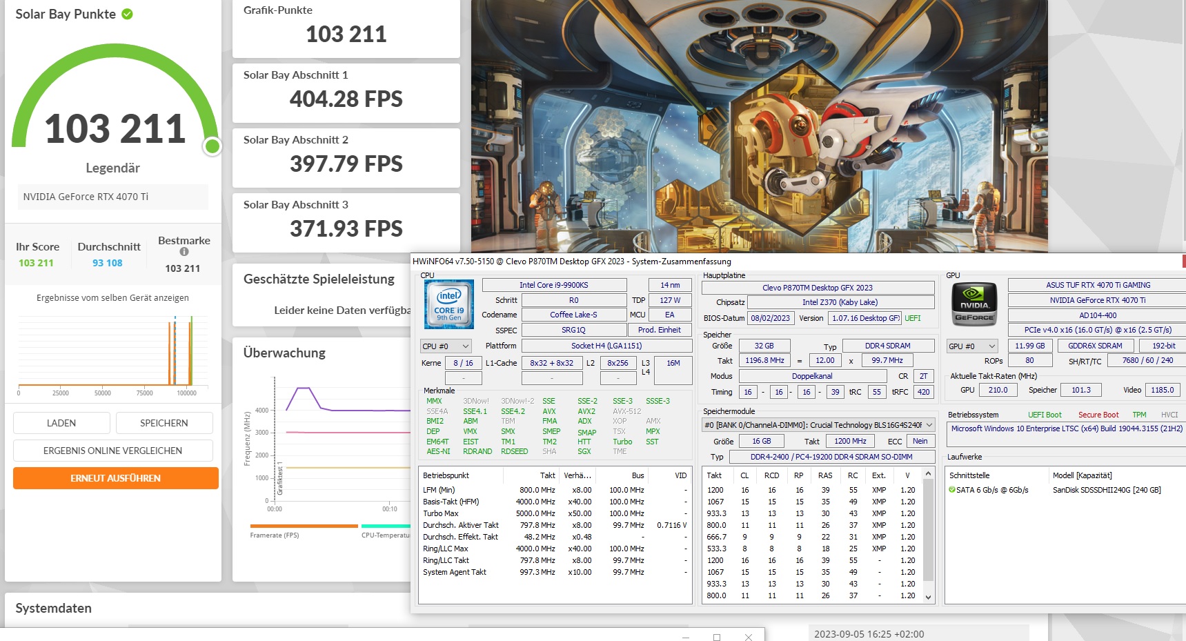 P870TM/KM/DM23 (Clevo / XMG / Sager / Eurocom) mit RTX 3080 MXM immer ...