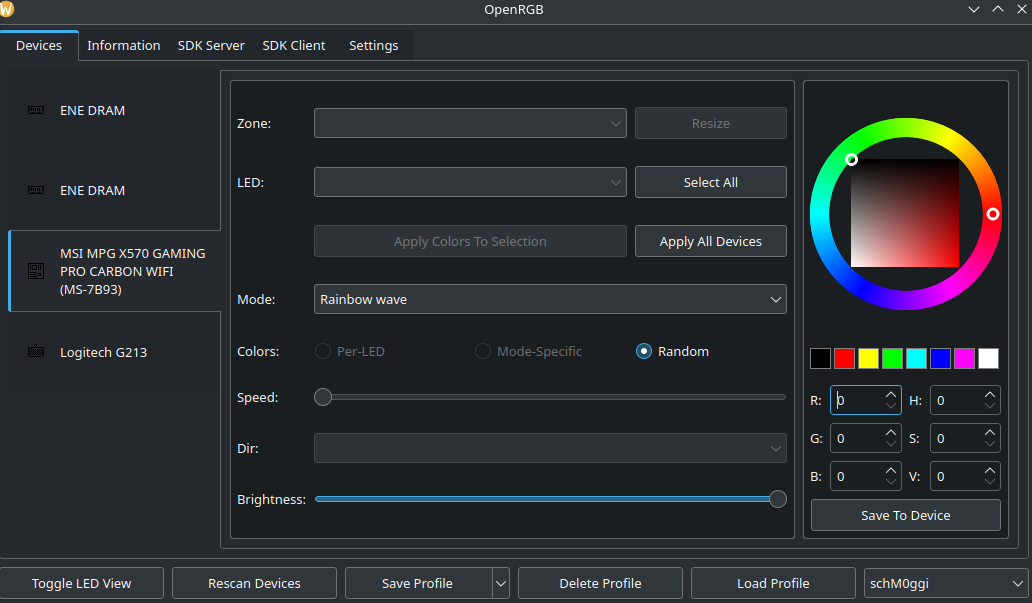 OpenRGB Setup | ComputerBase Forum