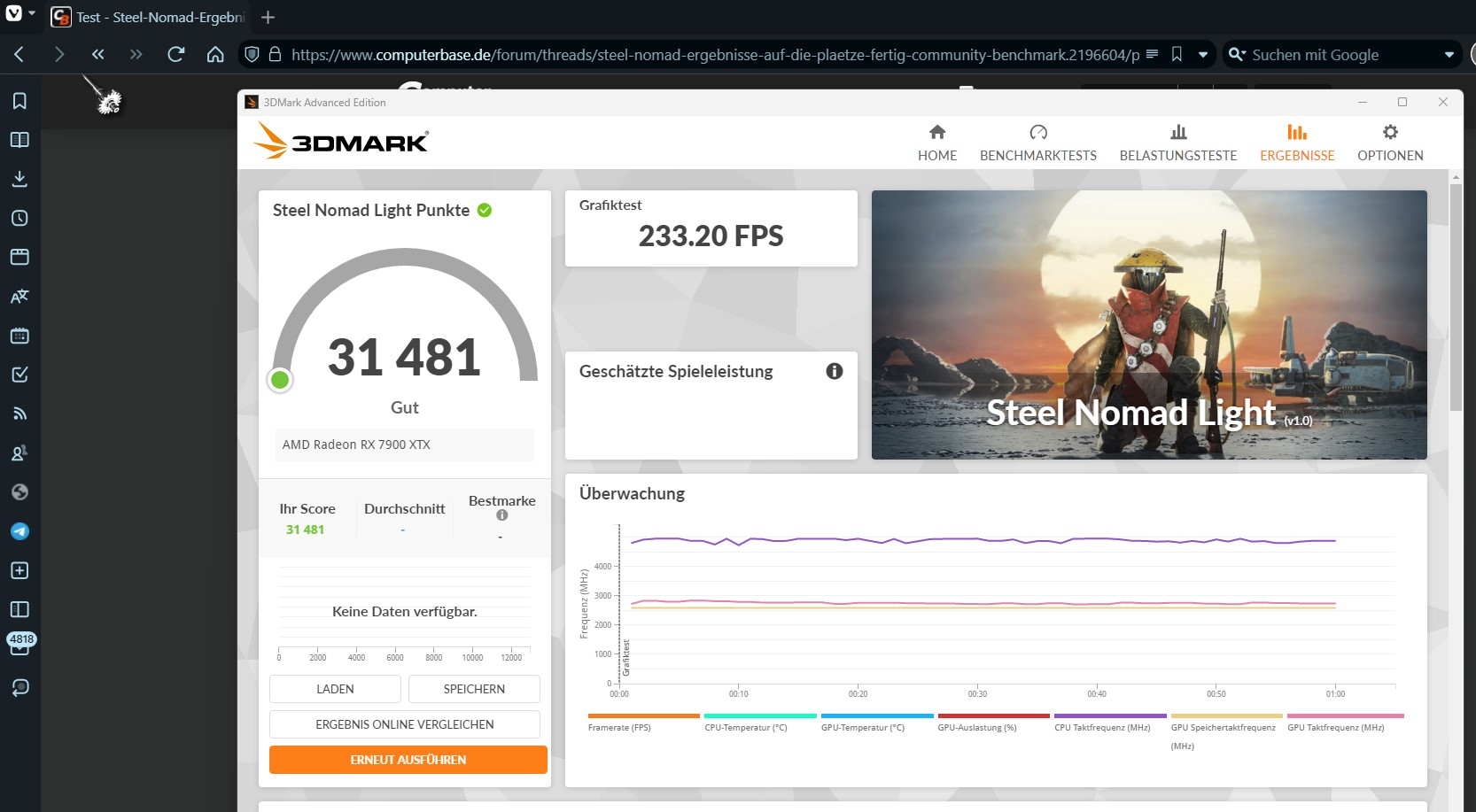 Test - Steel-Nomad-Ergebnisse: Auf die Plätze. Fertig. Community ...