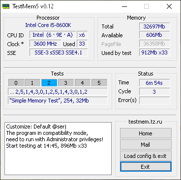 Eure Erfahrungen mit TestMem5 - wie sind Fehler zu werten ...