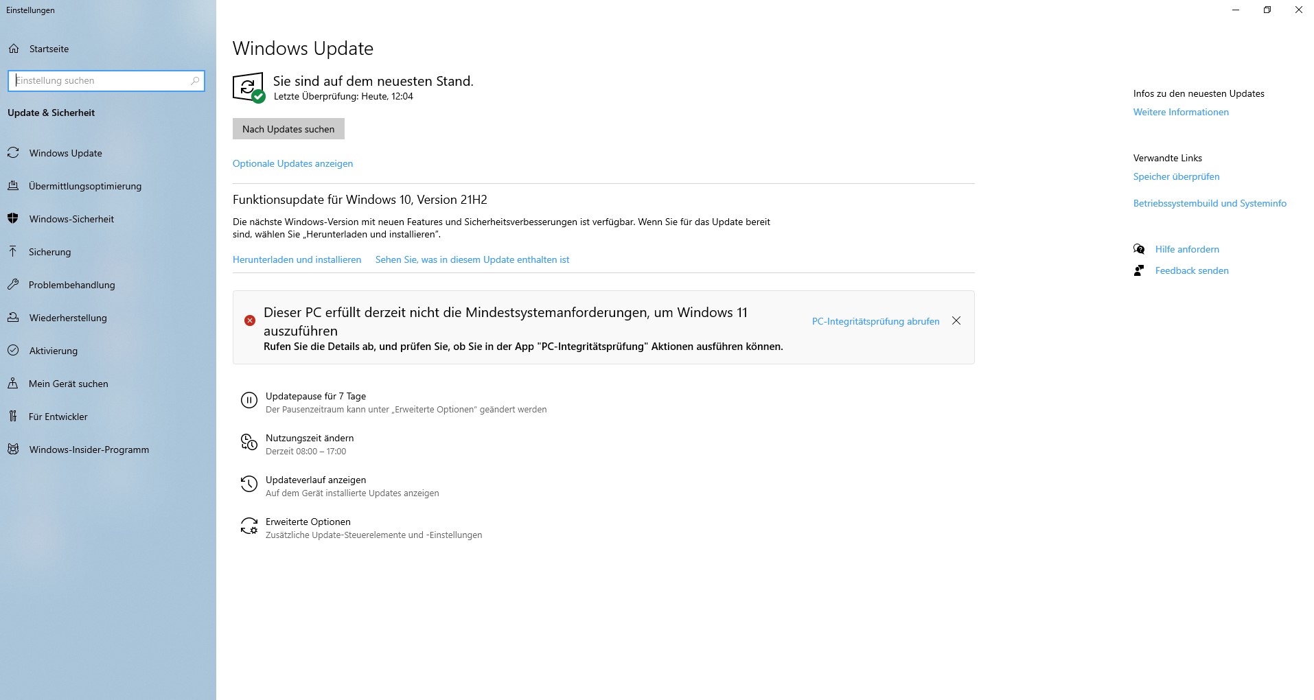 Windows 10 auf Windows 11 updaten | ComputerBase Forum