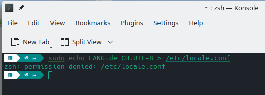 Manjaro: ZSH Shell ist default? | ComputerBase Forum